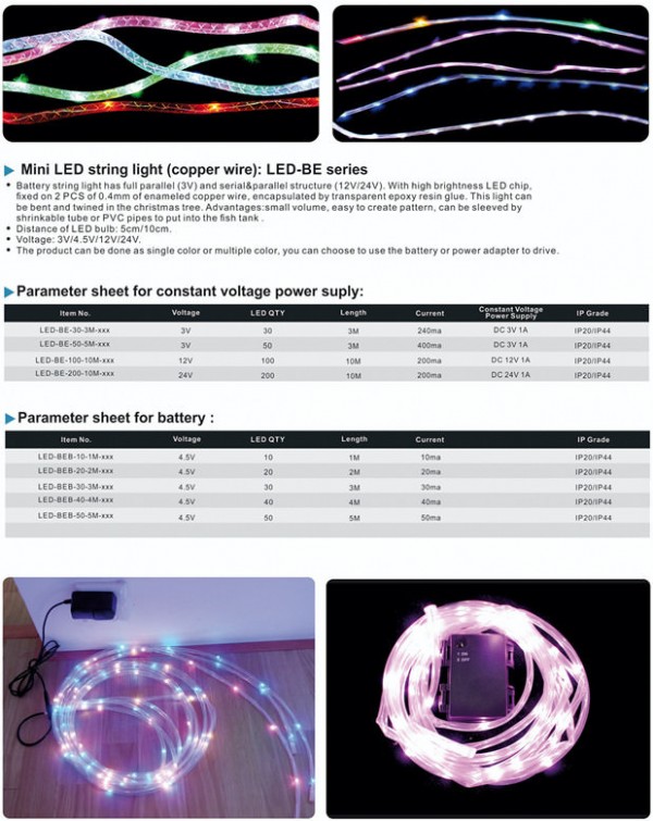 Mini Led String Light Copper Wire Beatineon Lighting Group 9924